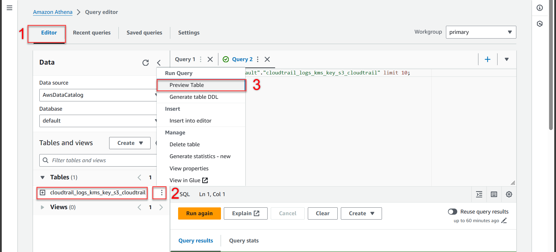 Retrieve data with Athena :: EC2 SERVICE ACCESS MANAGEMENT WITH RESOURCE TAGS THROUGH IAM SERVICES